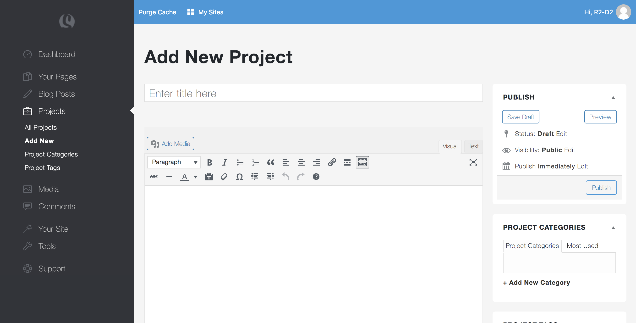Creating Projects – Skizzar Help Site